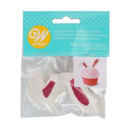 Wilton Glitter Bunny Ear Picks pk/24 Wholesaler | CakeSupplies