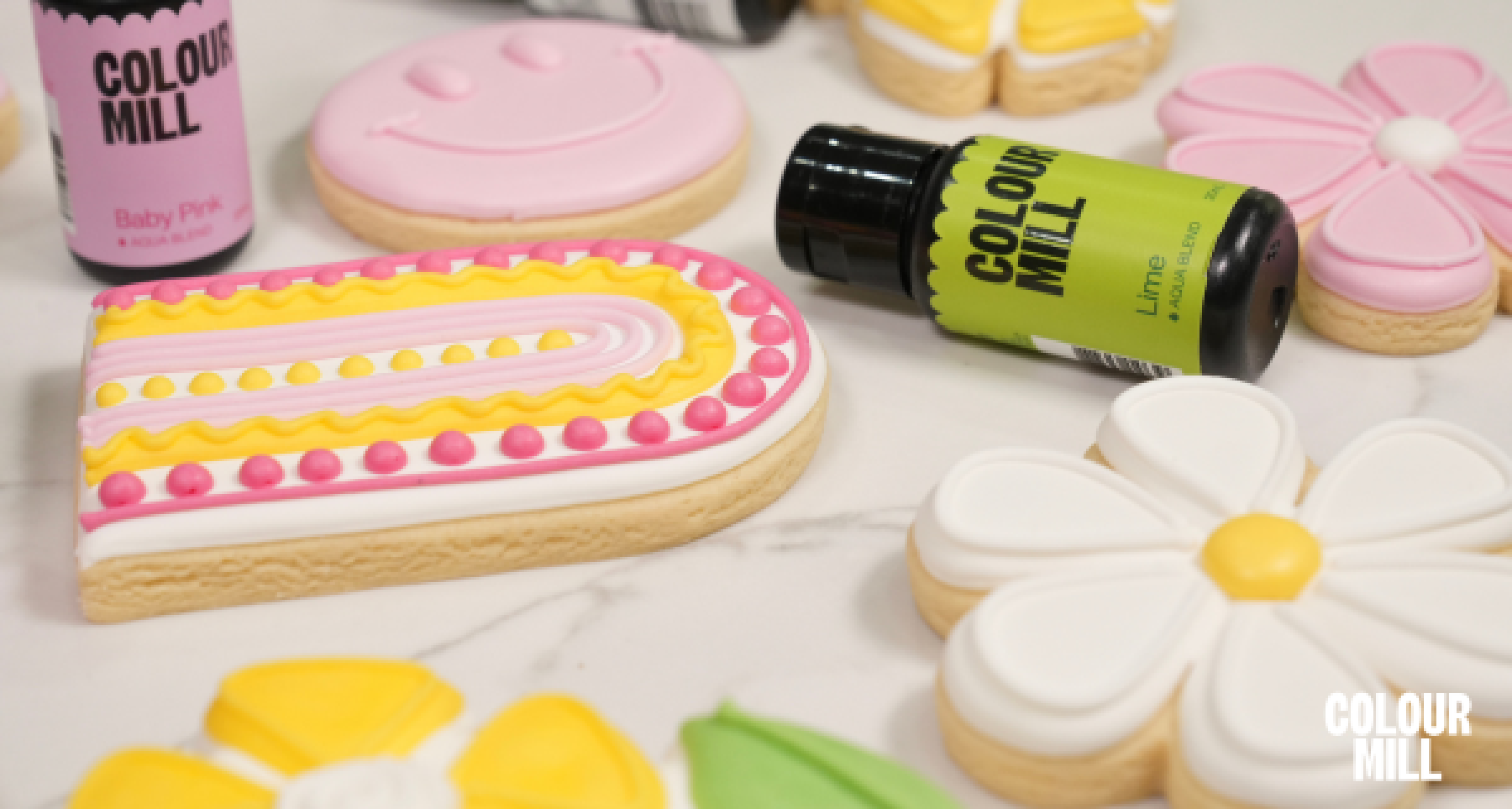 Hoe je jouw royal icing de helderste kleuren geeft met Colour Mill ...